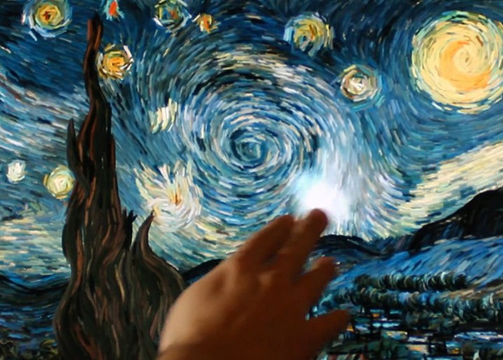 starry night interactive animation | Μαθήματα τέχνης - Artlessons.gr